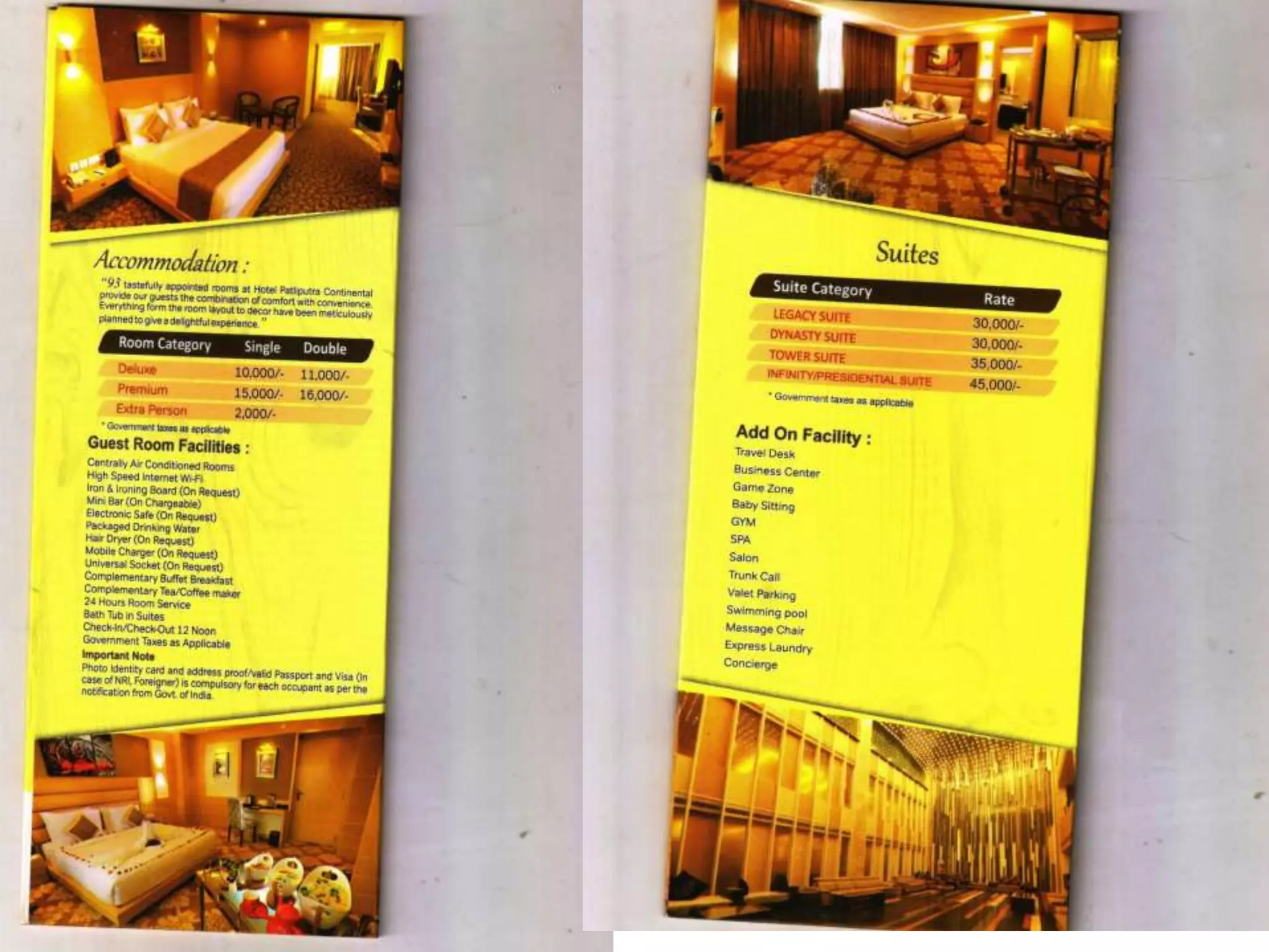 Forms & documents used in hotel front office and other departments (New ...