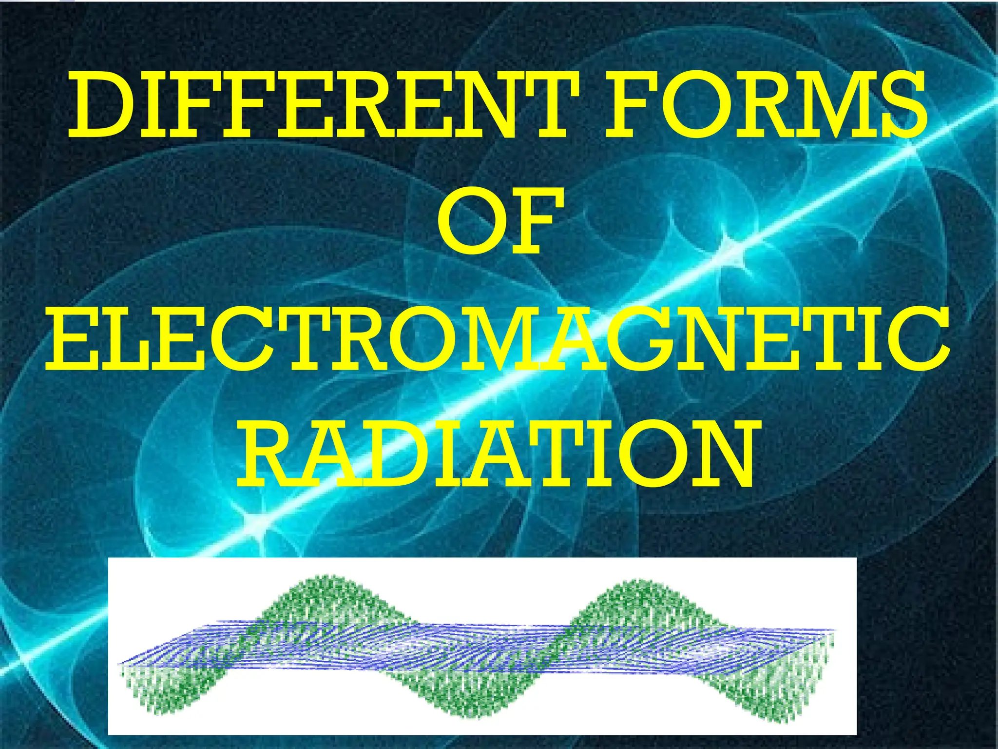 forms of electromagnetic waves powerpoint | PPTX