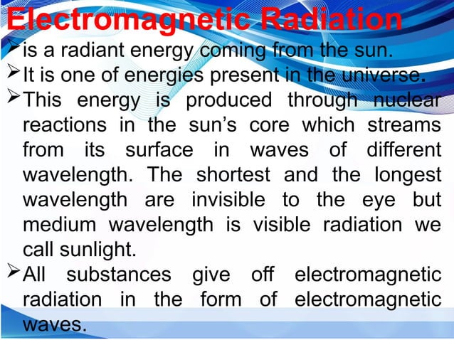 forms of electromagnetic waves powerpoint | PPTX