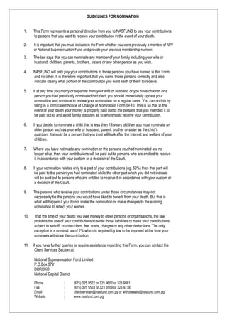 Form sf2 nomination-form | PDF