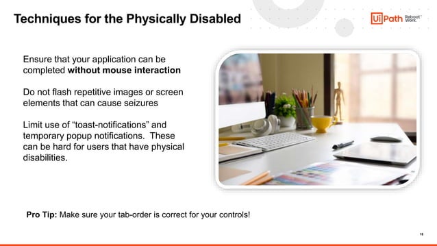 Forms for All: Building Accessibility into UiPath App Design | PPT