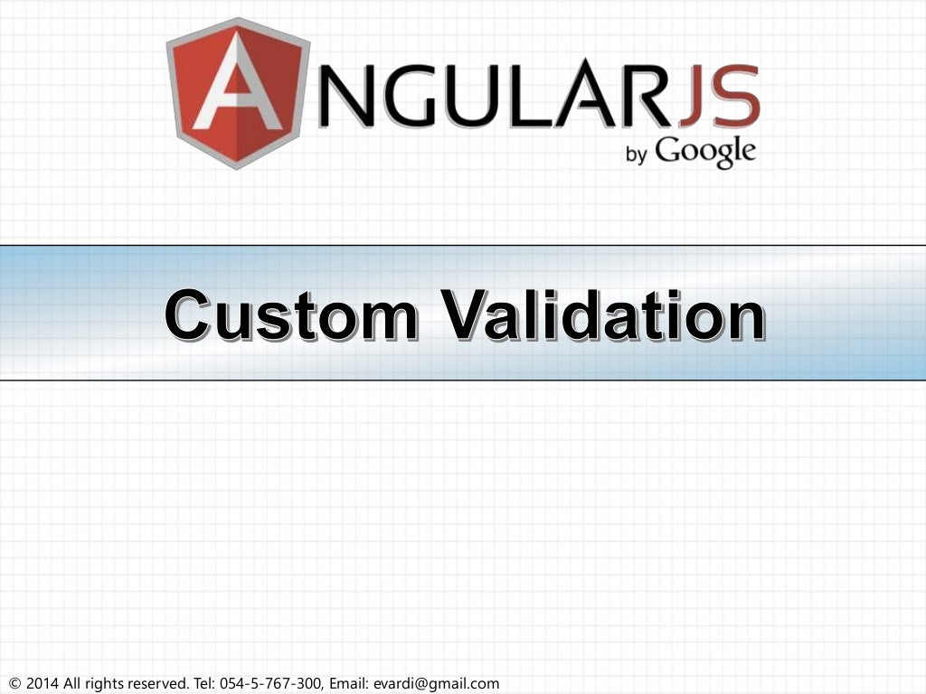 Forms In Angularjs