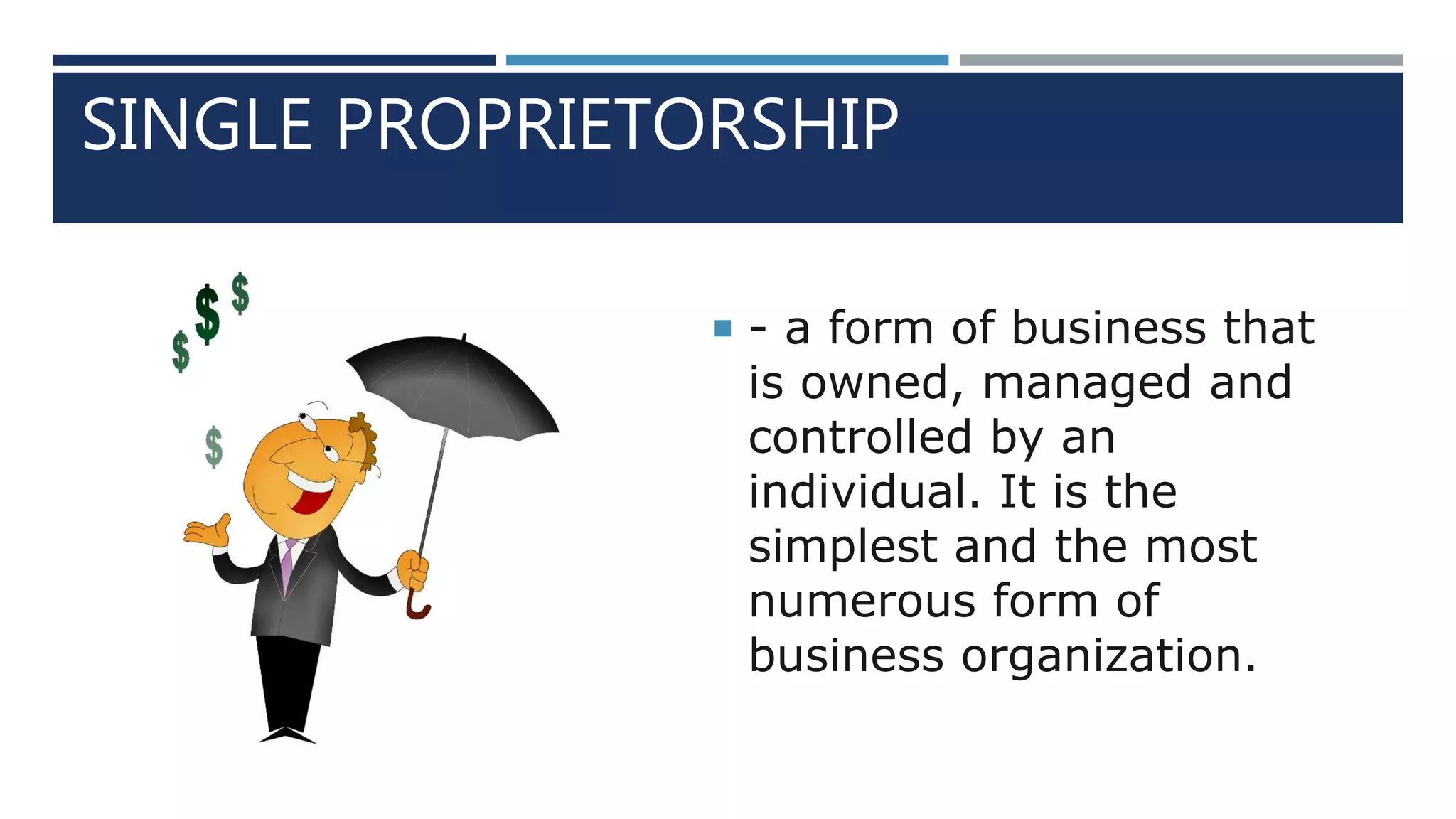 Forms and Types of Business Organizations | PPTX