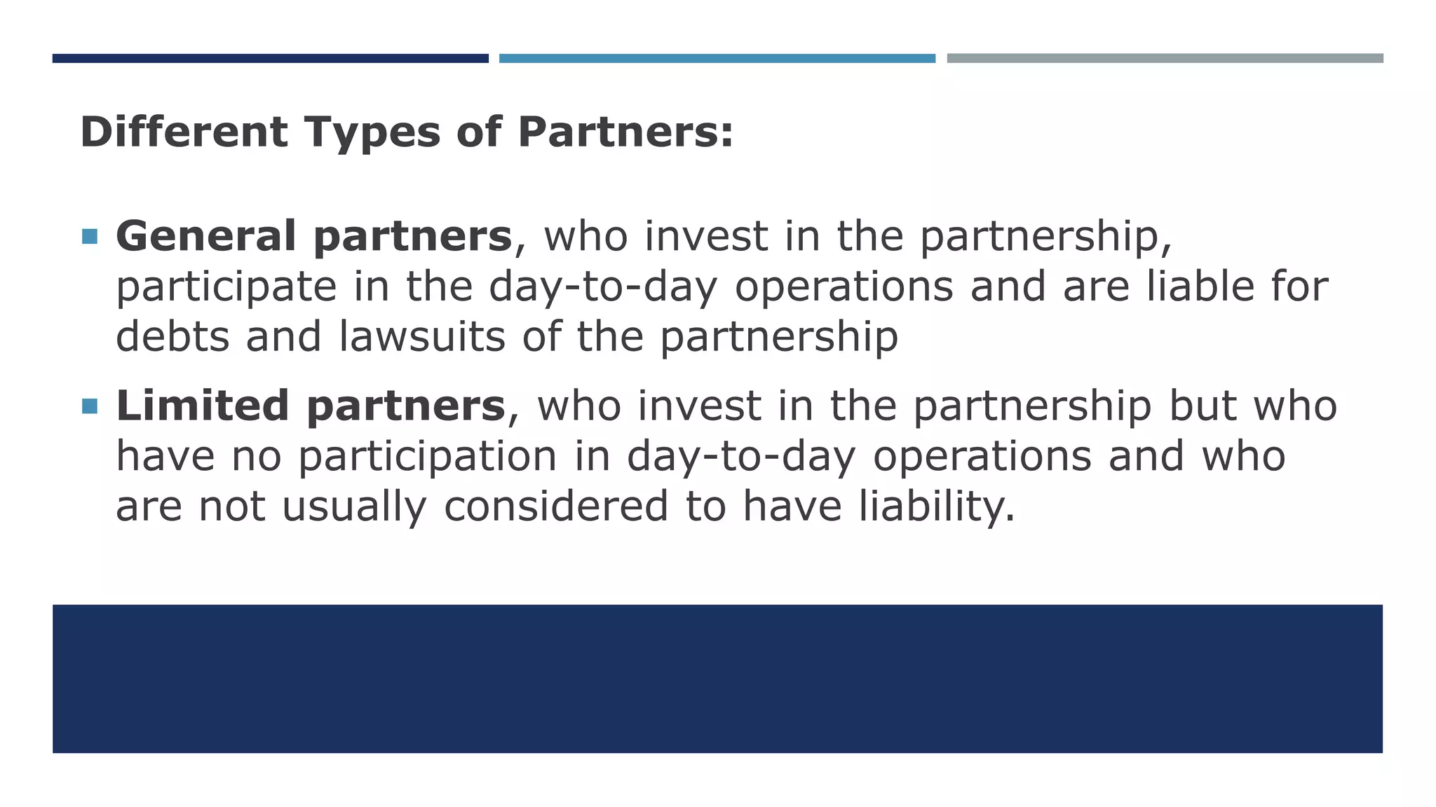 Forms and Types of Business Organizations | PPTX