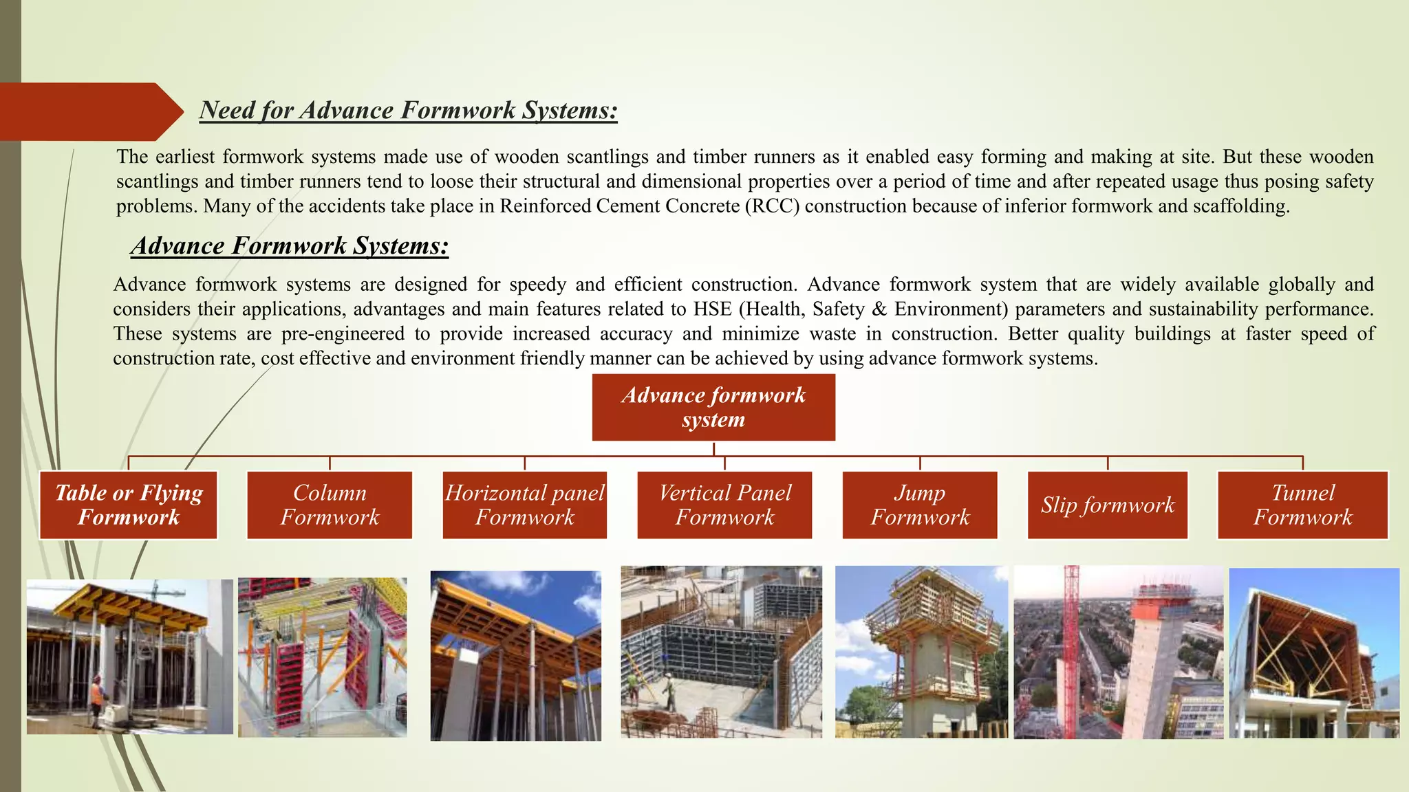 ADVANCE FORMWORK SYSTEM | PPTX