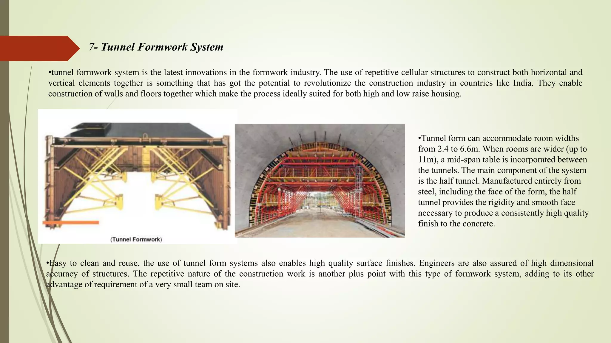 Forms & materials for speedy construction | PPTX
