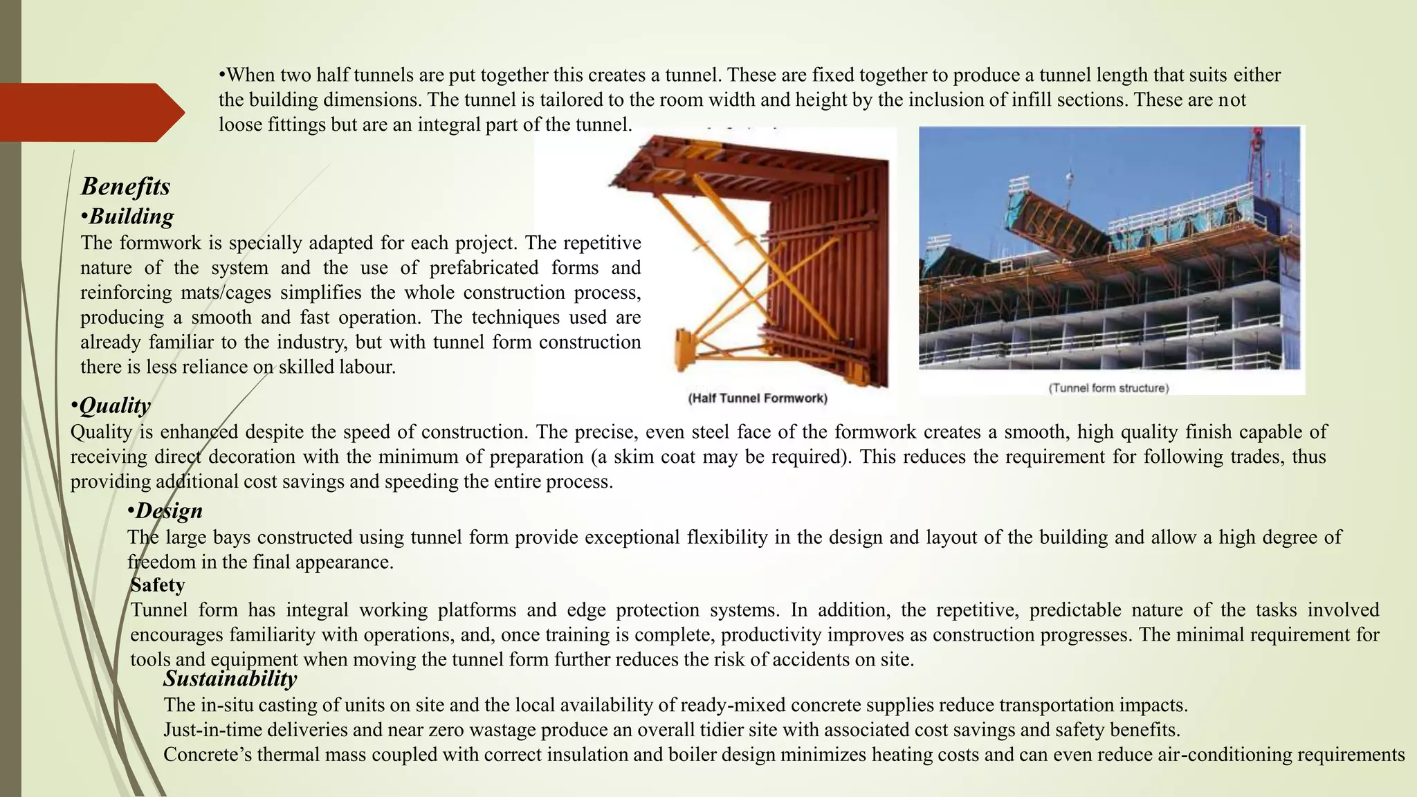 Forms & materials for speedy construction | PPTX