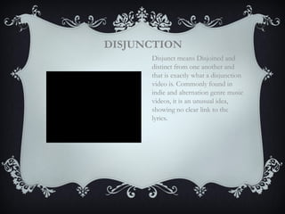 Forms of a music video | PDF