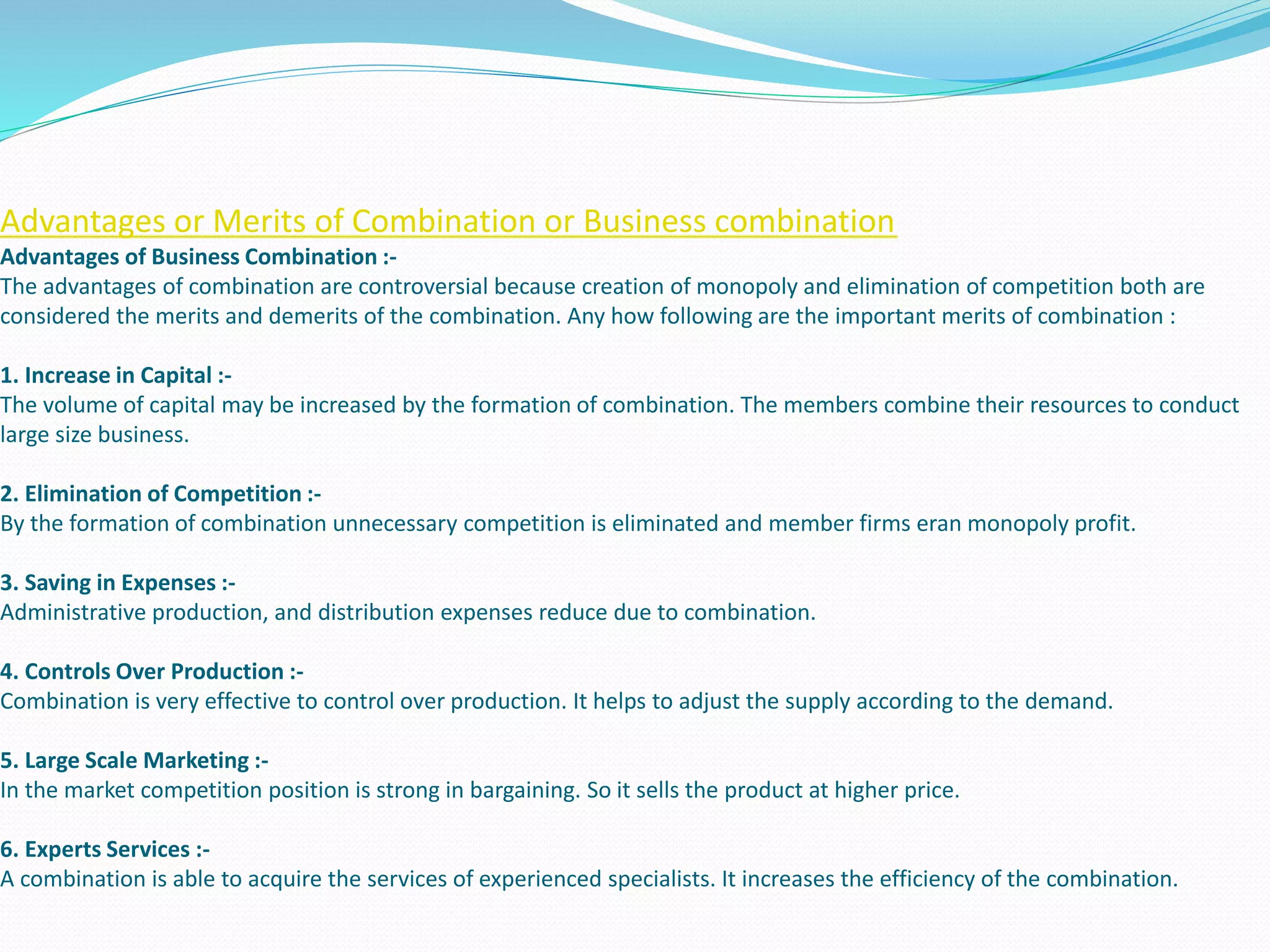 Forms of business combination | PPTX