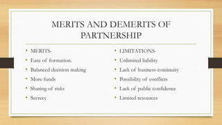 Forms of business organisation | PPTX