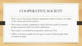 Forms of business organisation | PPTX