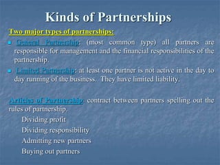 Forms of business organisation | PPT