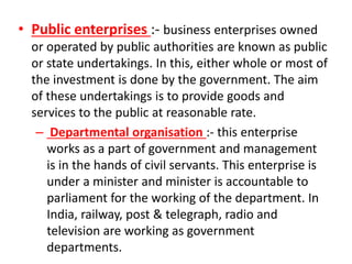 Forms of business organisation | PPT