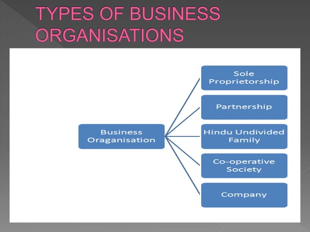 Forms of business organisations | PPTX