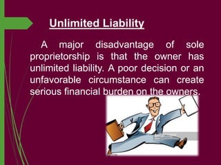 Forms of business organisations sole trader | PPTX