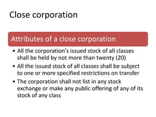 Forms of business organization | PPTX