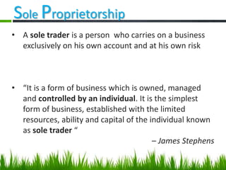 Forms of business organization | PPTX