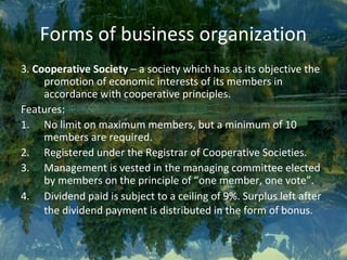 Forms of business organizations gp | PPT