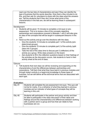 Forms of business ownership | DOC