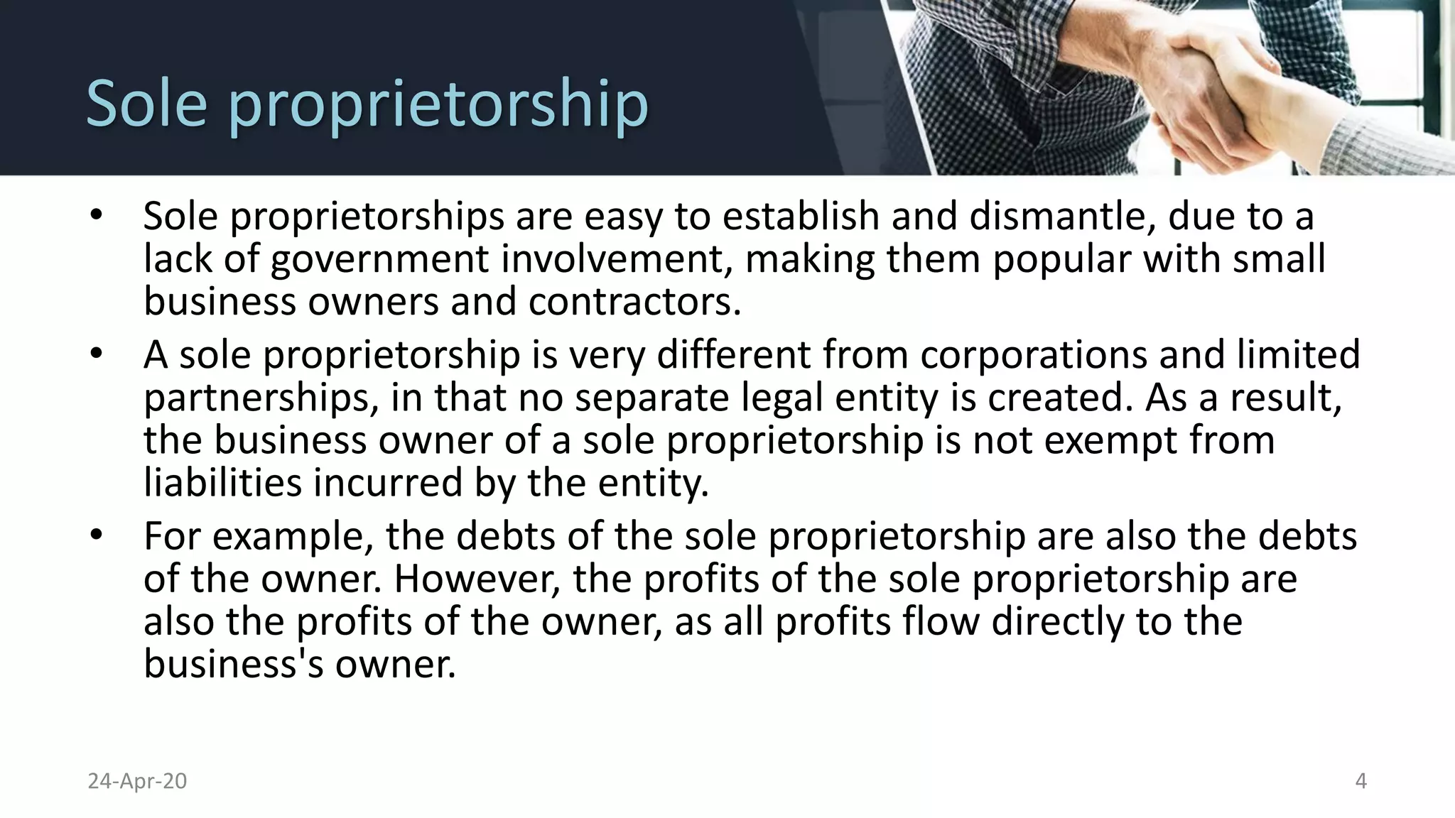 Forms of business ownership | PDF