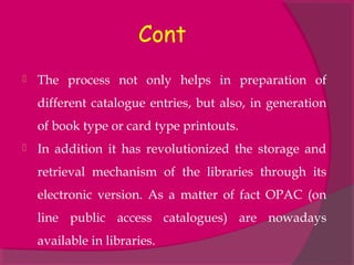 Forms of catalogue | PPT