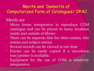 Forms of catalogue | PPT