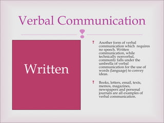 Forms of Communication | PPT