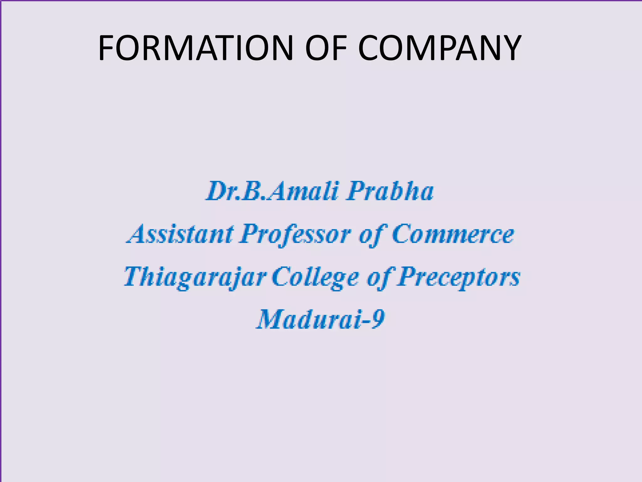 FORMS OF COMPANY | PPTX