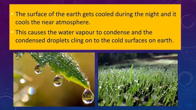Forms of condensation | PPTX