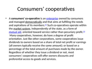 forms of cooperative.pptx as oer the tribhuwan university | PPT