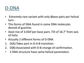 FORMS OF DNA | PPTX