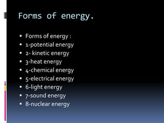 Forms of energy | PPT