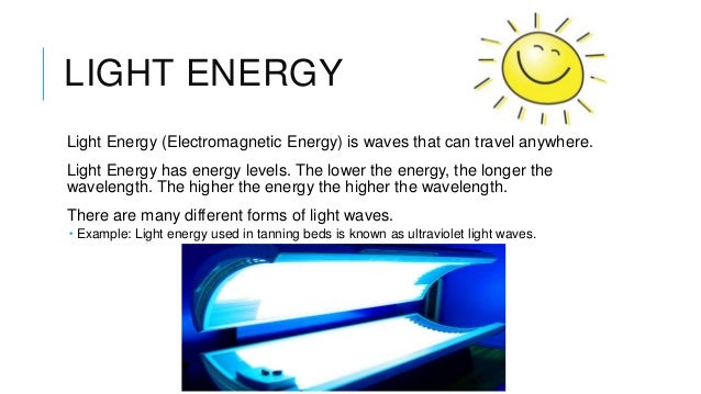 Light Energy Examples