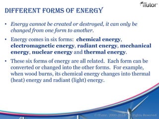 Forms of Energy | PPTX