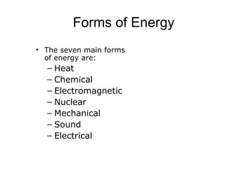Forms of energy | PPT