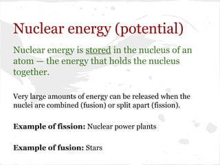 Forms of Energy Kinetic and Potential ENergy .pptx