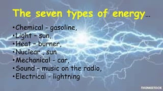 Forms of energy g6 | PPTX