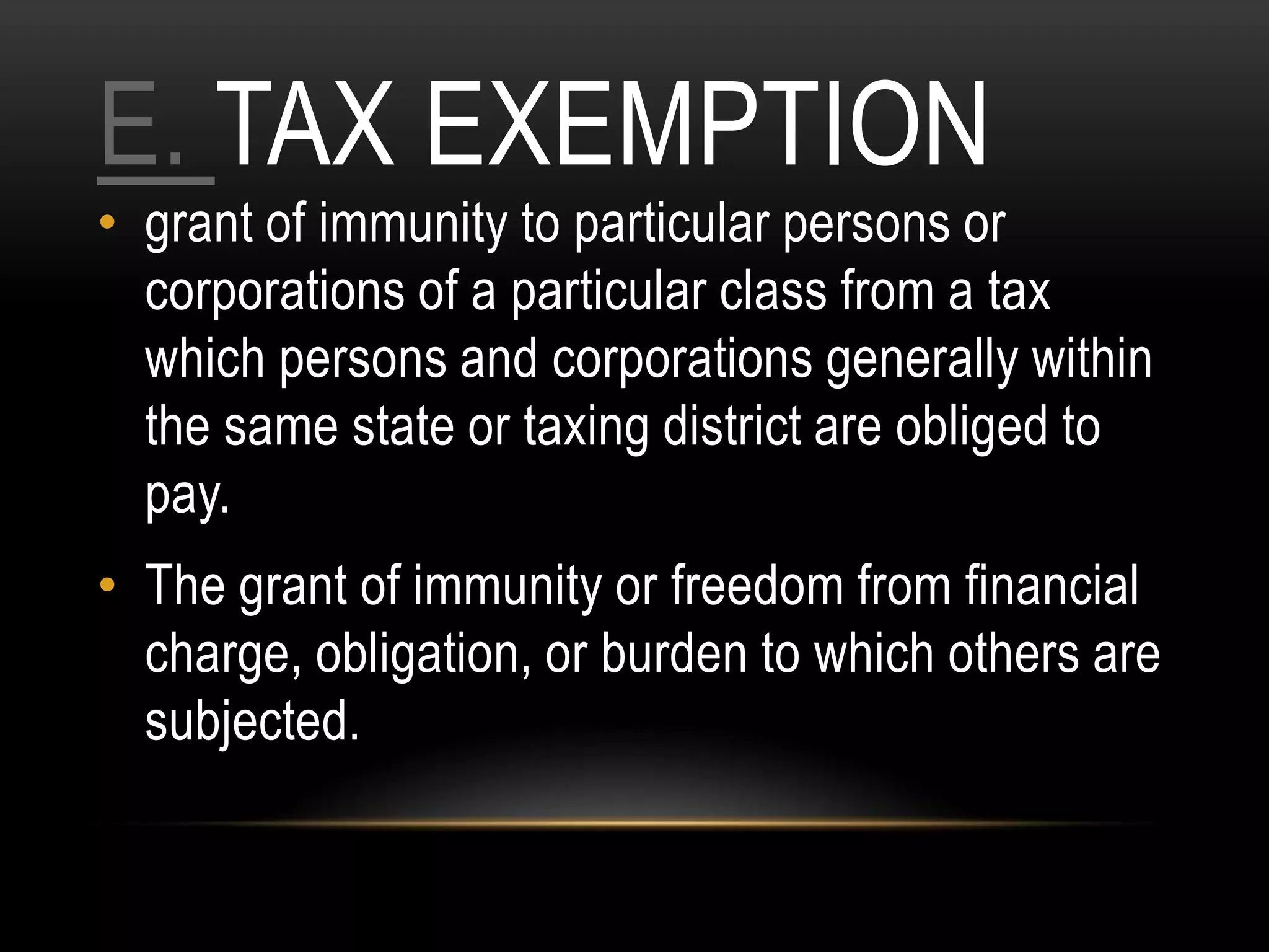 Forms of escape from taxation | PPTX