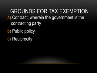 Forms of escape from taxation | PPTX