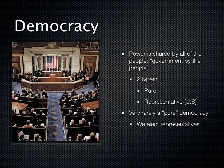 Democracy Government Examples