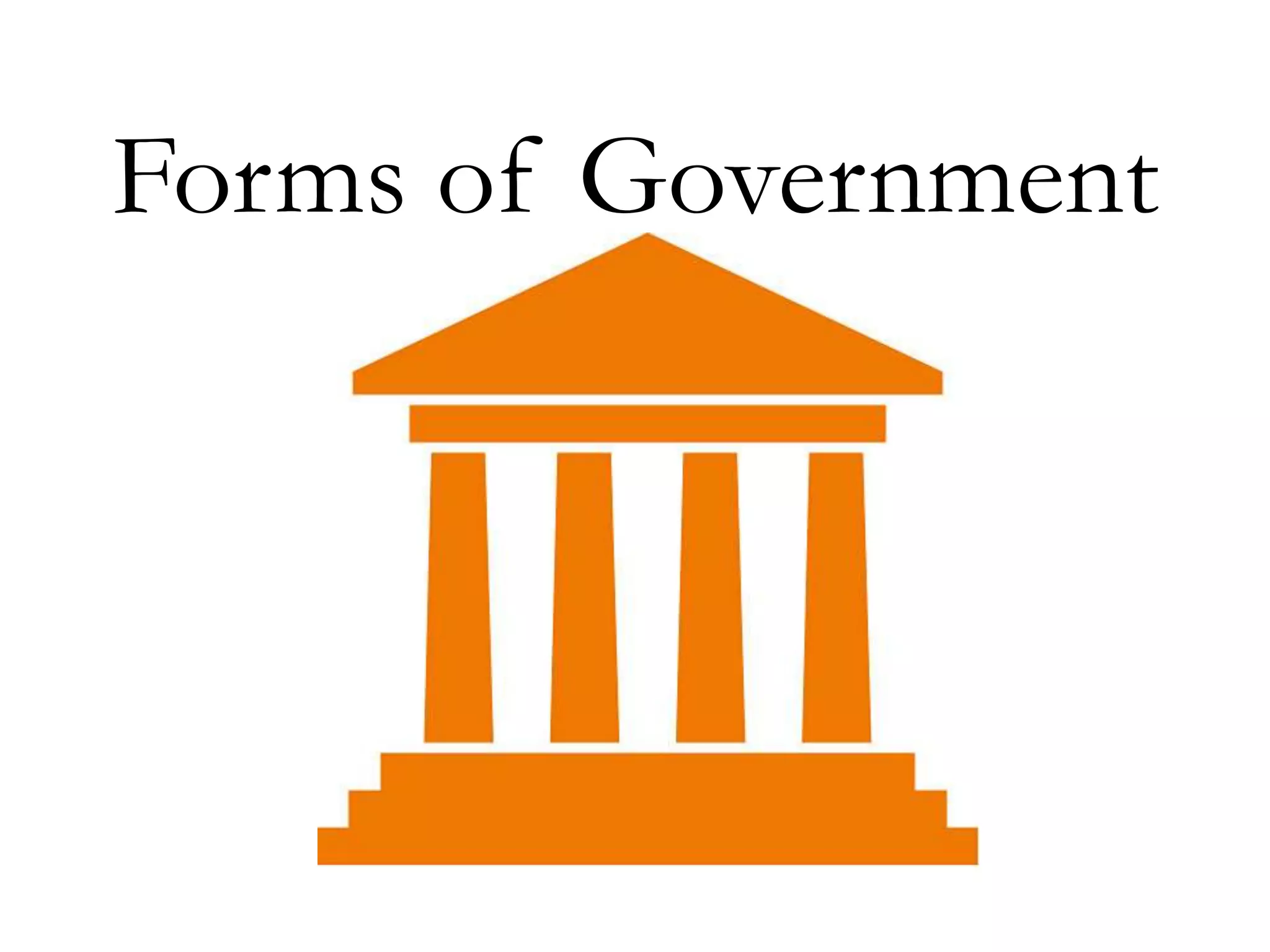 Forms of government | PPTX