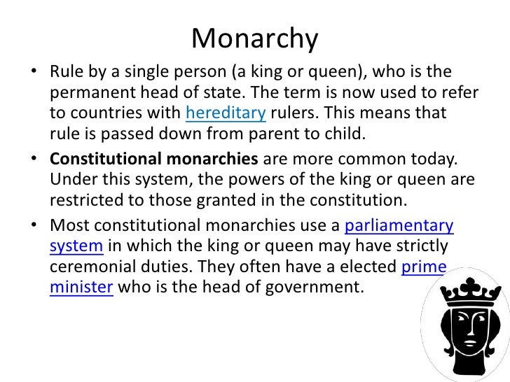 Monarchy Examples