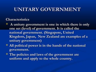 FORMS OF GOVERNMENT | PPT
