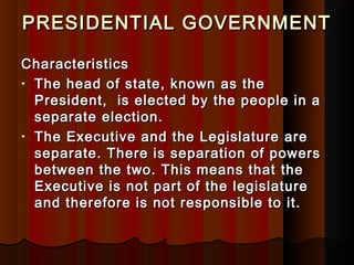 FORMS OF GOVERNMENT | PPT