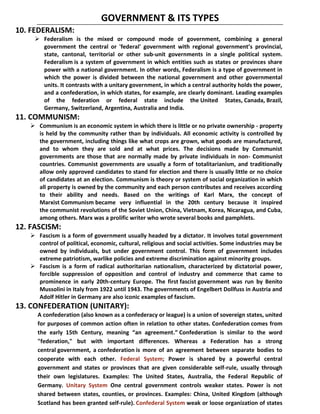 Forms of government | PDF