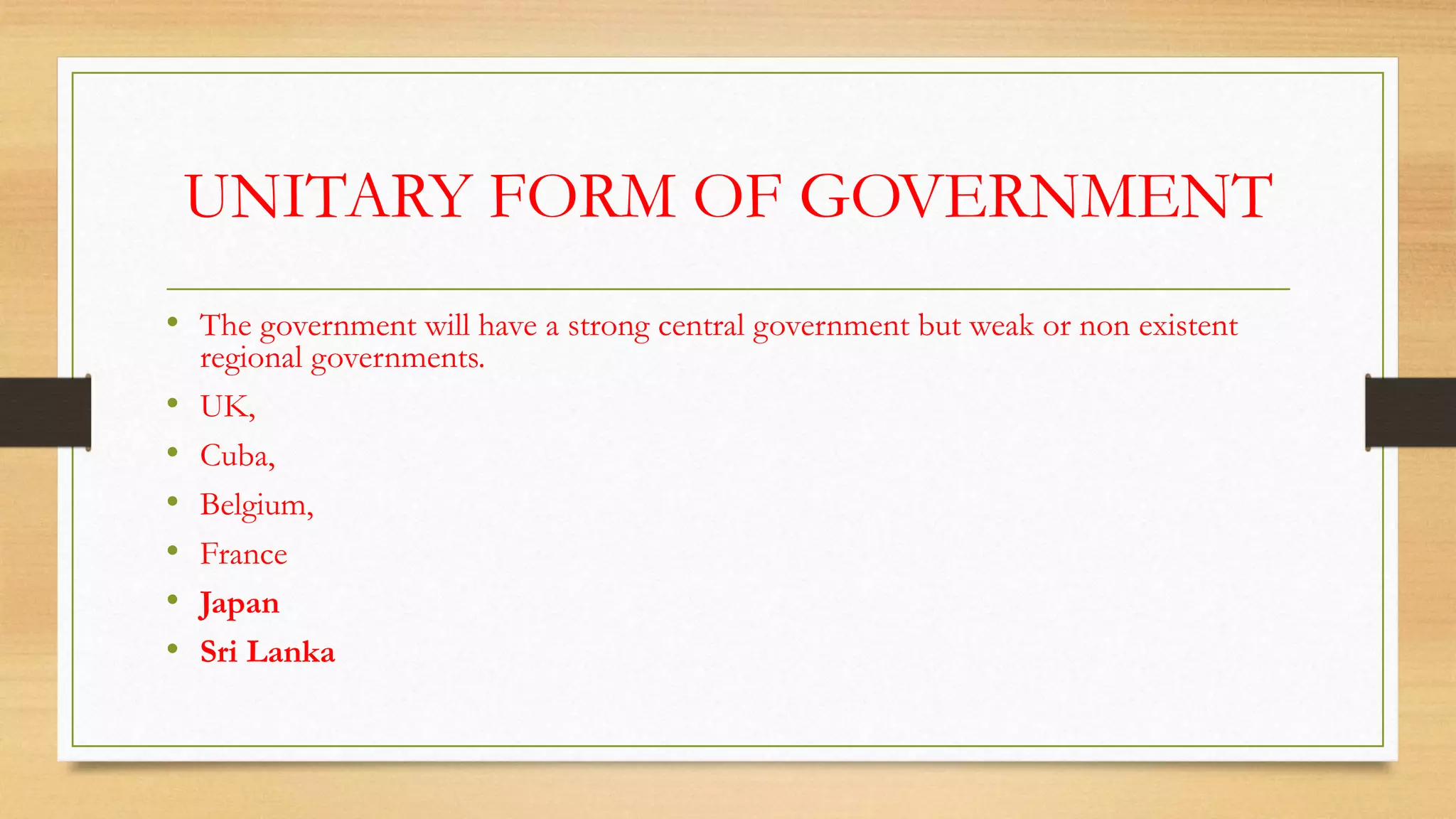 Forms of government | PPTX