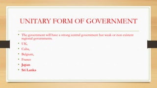 Forms of government | PPTX
