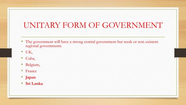 Forms of government | PPTX