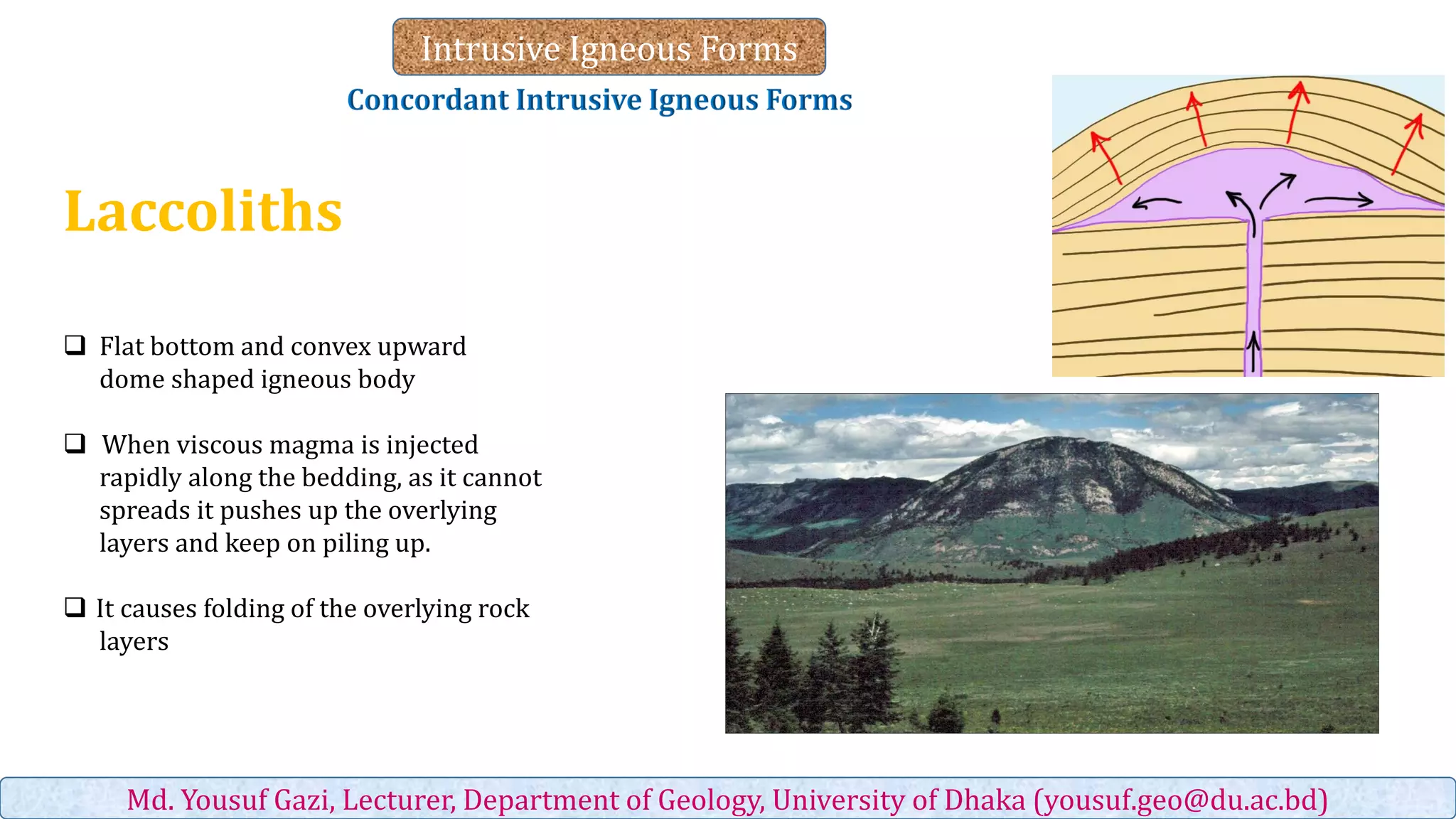 Forms of igneous rocks | PDF