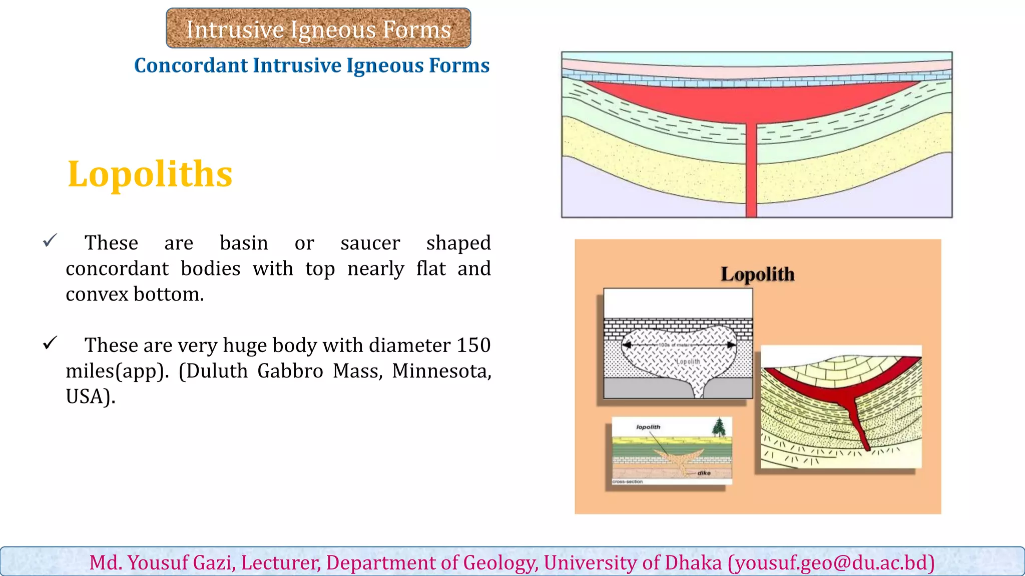 Forms of igneous rocks | PDF